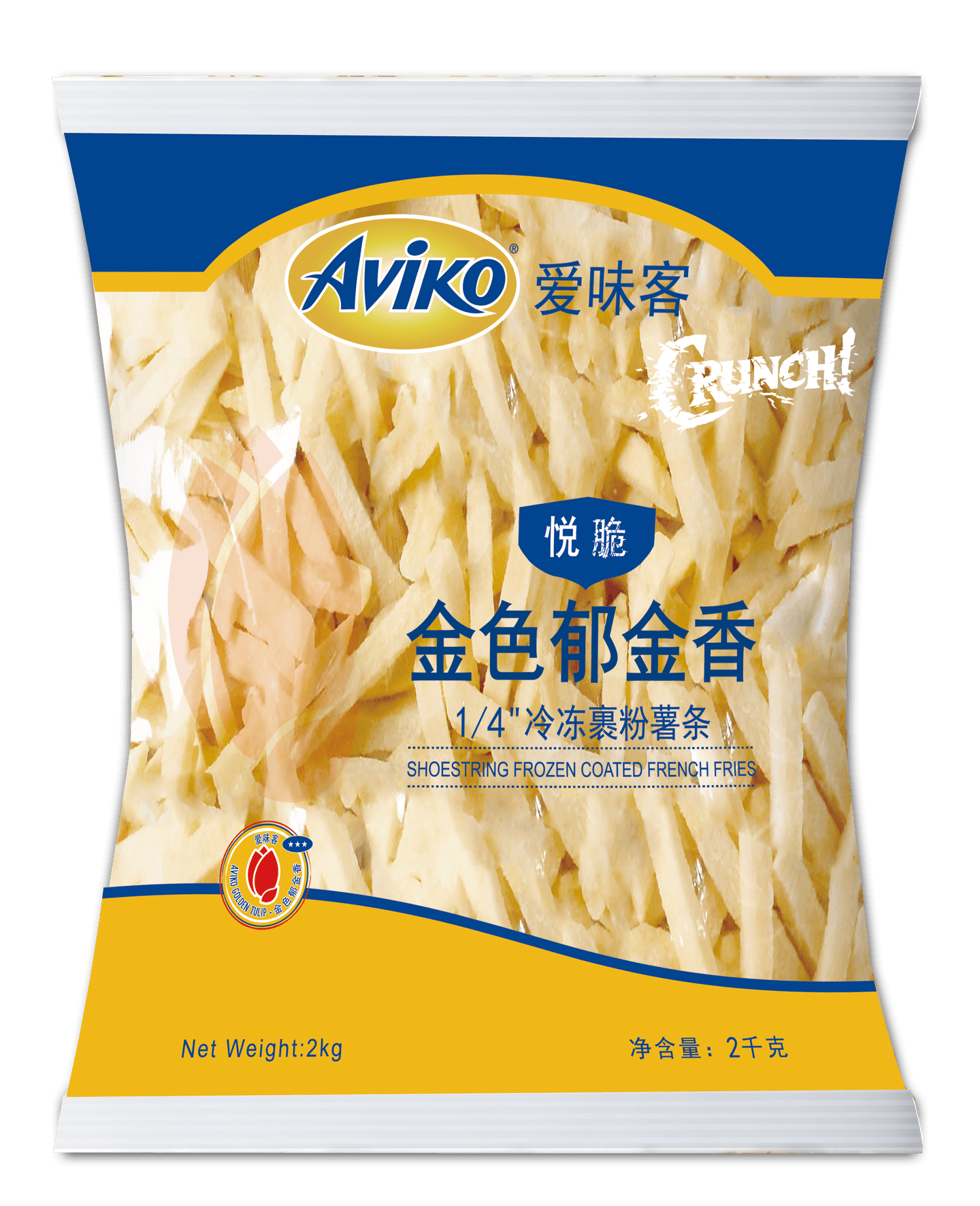 Golden Tulip Shoestring Frozen Coated Fries